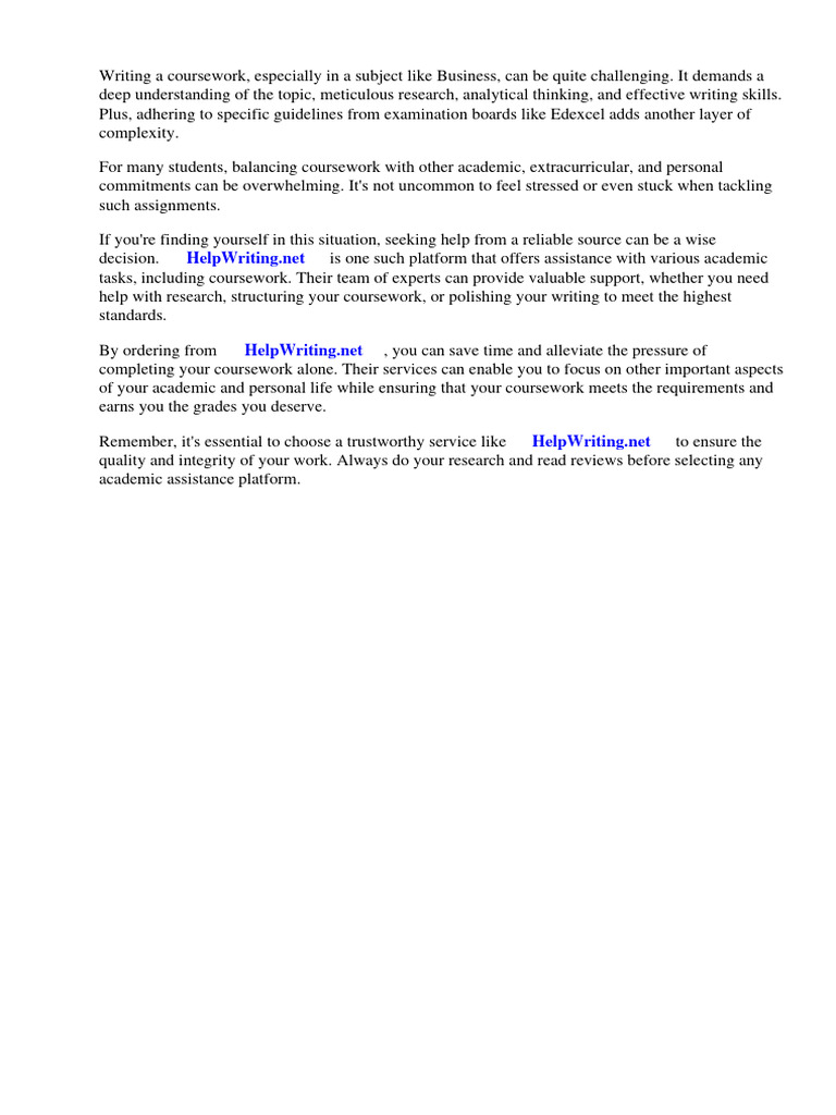 Business Coursework Edexcel | PDF | Advertising | Facebook