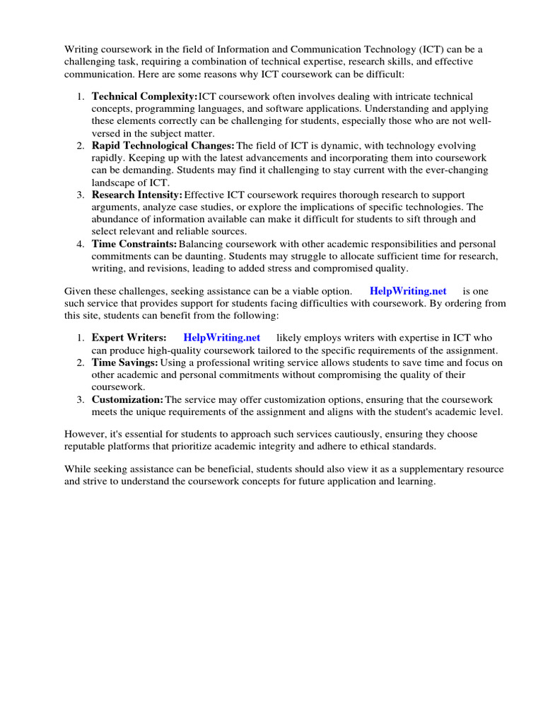 How To Do Ict Coursework | PDF | Http Cookie | Educational Technology