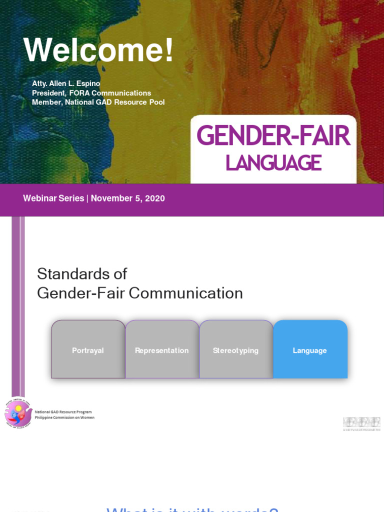 Gender Fair Language 1 | PDF | Sexism | Gender
