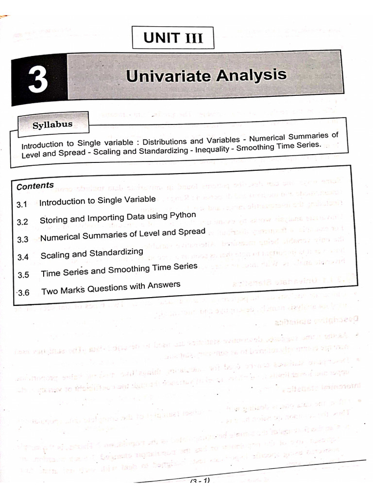 EDA Unit 3 Notes | PDF
