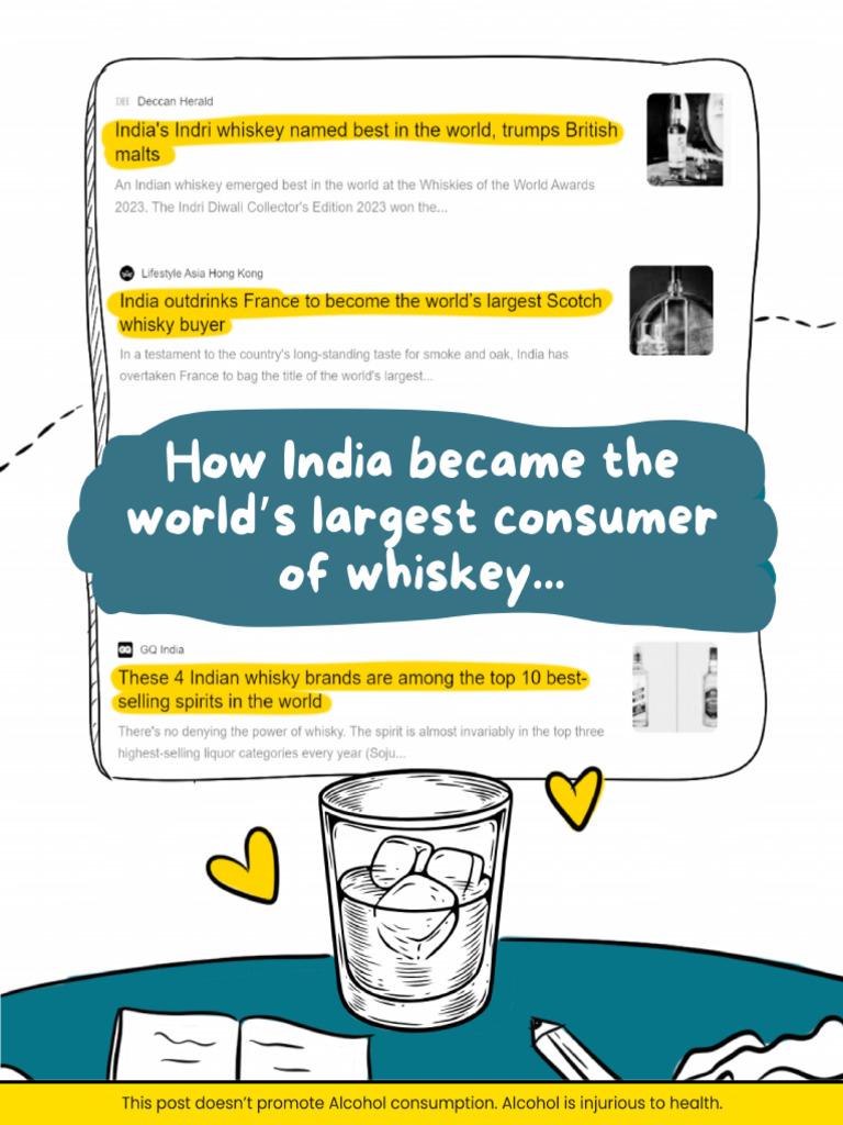 How India Became The World's Largest Consumer of Whiskey | PDF