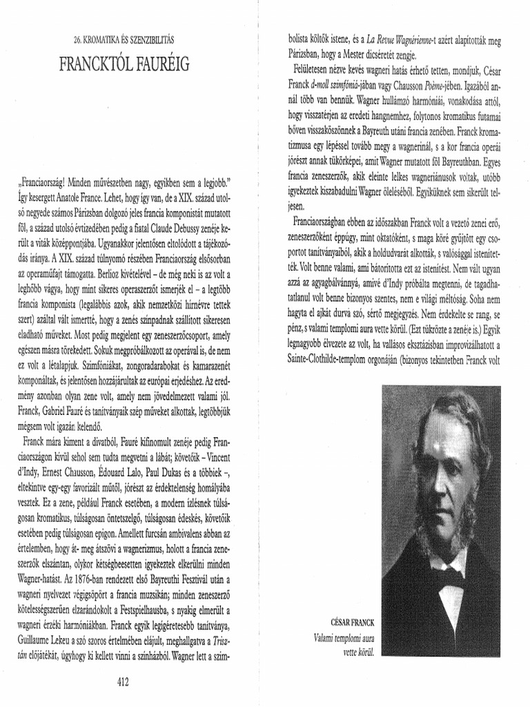 Schonberg, Harold - NAGY Zeneszerzök Élete - Francktol Fauréig | PDF