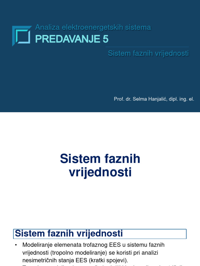 AEES Predavanje5 | PDF