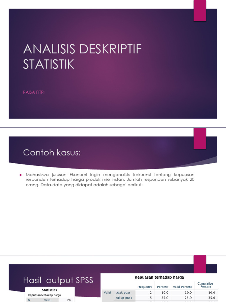 Materi - Statistika Deskriptif | PDF