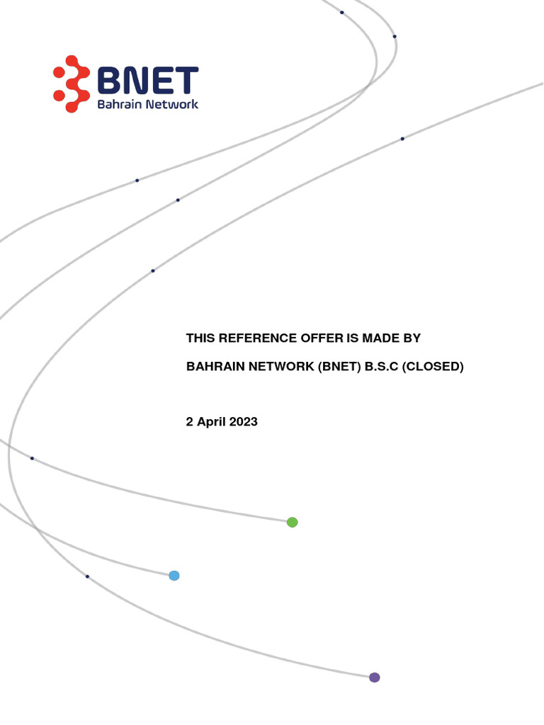 BNET Reference Offer 2023 | PDF | Indemnity | Private Law