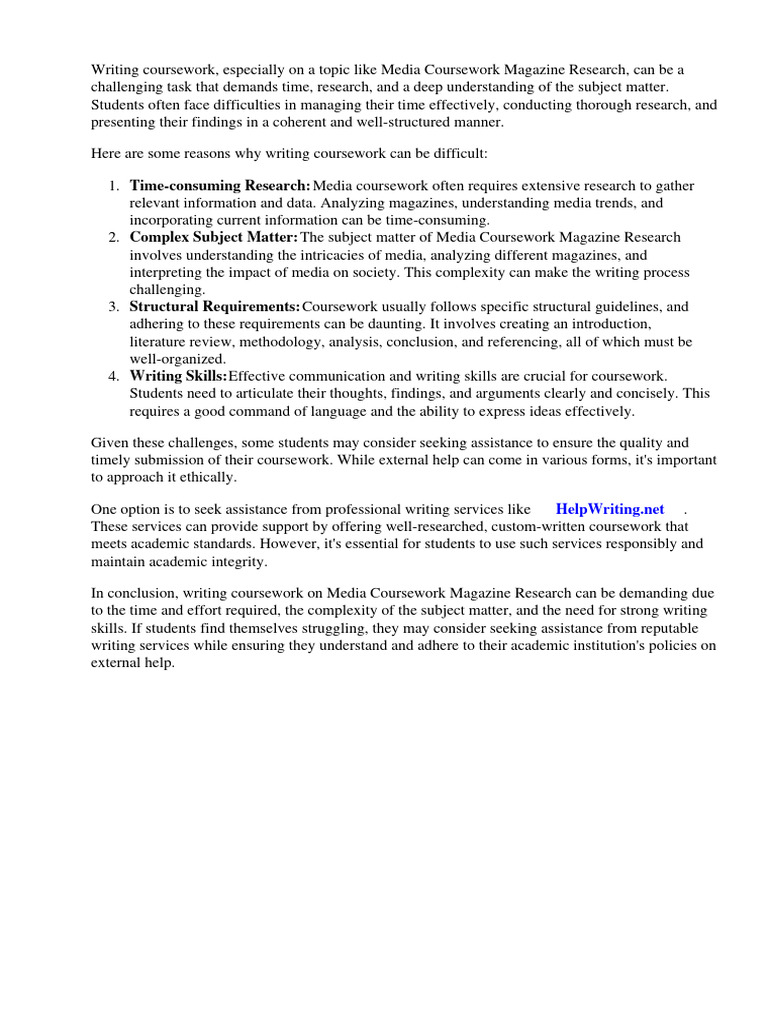 Media Coursework Magazine Research | PDF | Magazines | Target Audience