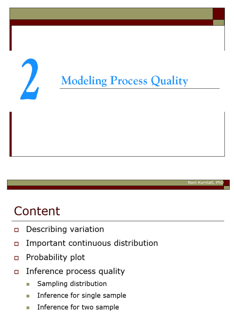 Chap02 Statistical Reviews | PDF | Normal Distribution | Statistical Analysis