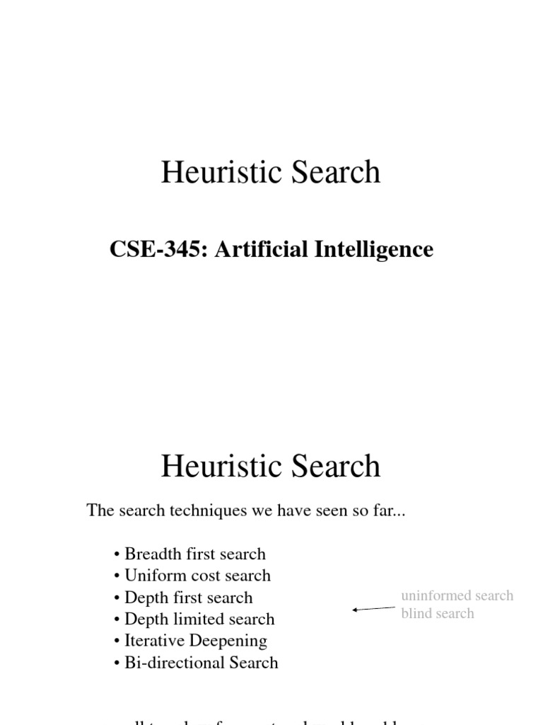 4.heuristic Search-Modified | PDF