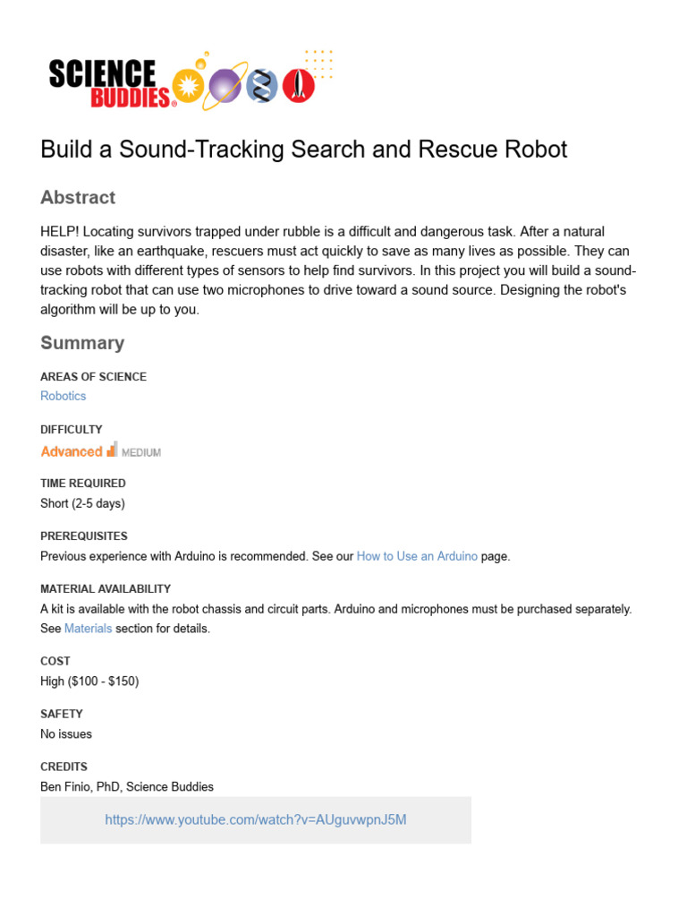 Robotics P048-Procedure | Download Free PDF | Sound | Microphone