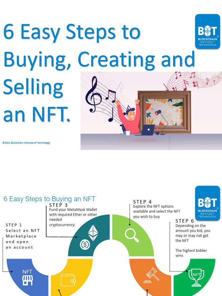 6 Easy Steps NFT | PDF | Applications Of Cryptography | Service Industries
