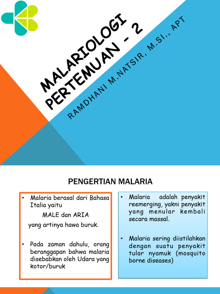 Pengertian dan Pencegahan Malaria | PDF | Pengembangan Diri | Sains ...