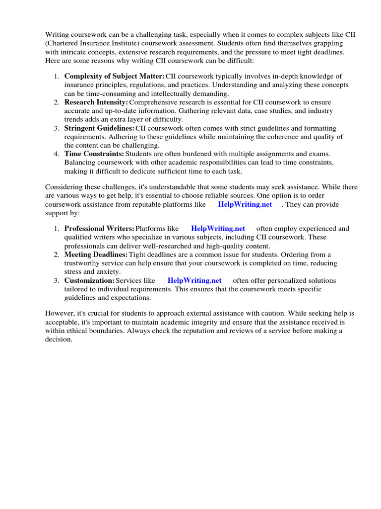 Cii Coursework Assessment | PDF | Engineering | Learning