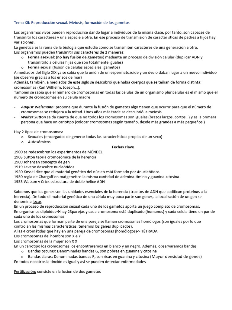 12.wuolah Premium Tema XII | PDF | Mitosis | Mitosis 12.wuolah Premium Tema XII | PDF | Mitosis | Mitosis