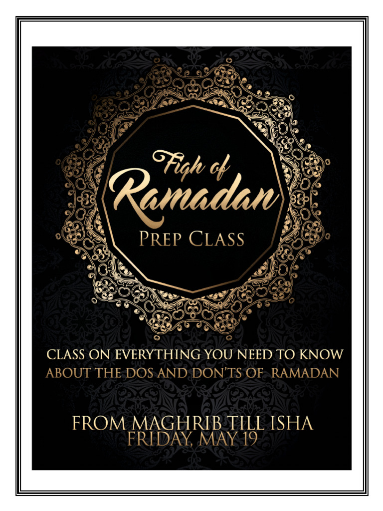 Fiqh of Ramadan PDF | PDF | Muhammad | Ramadan