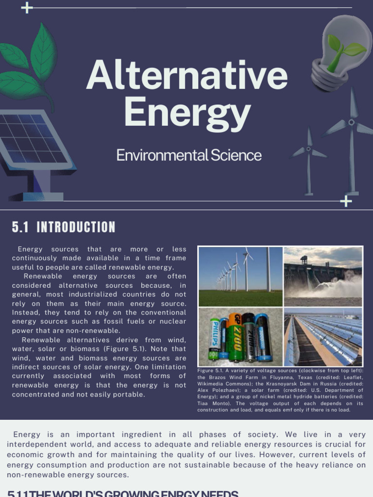Chapter-5-Alternative-Energy 20240211 214519 0000 | PDF | Solar Energy ...
