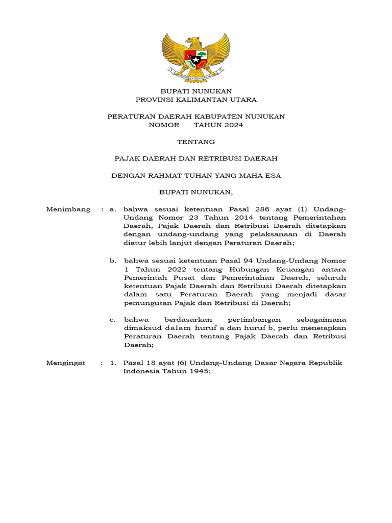 Print Perda PDRD | PDF