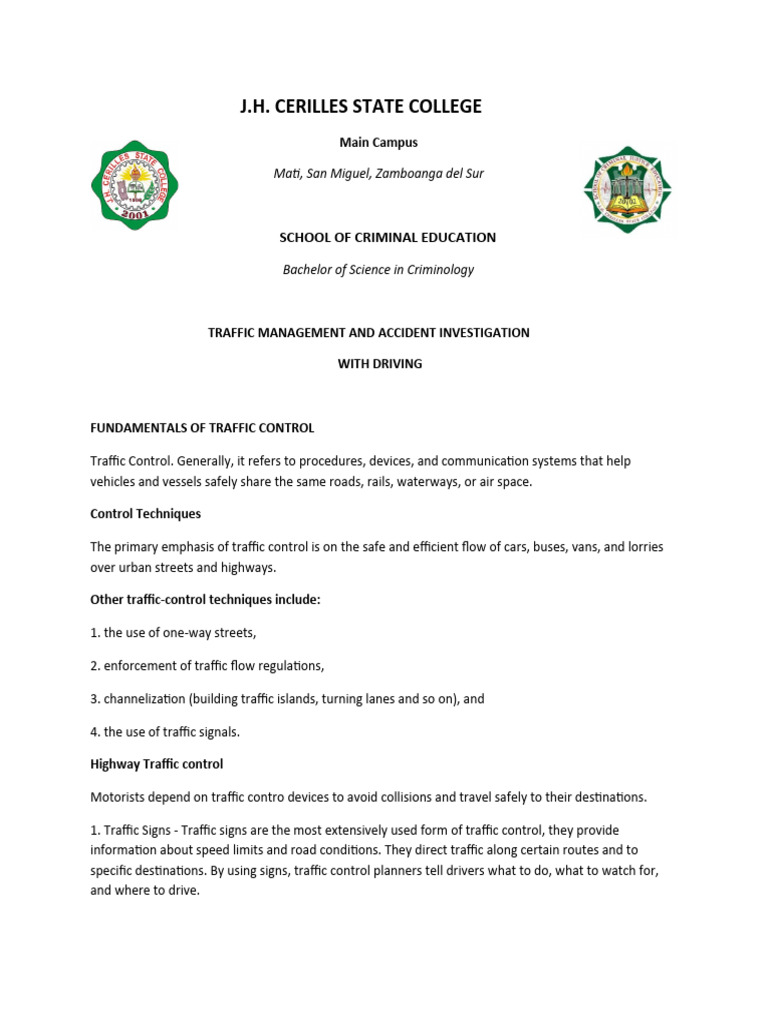 CDI4 - Traffic Management | PDF