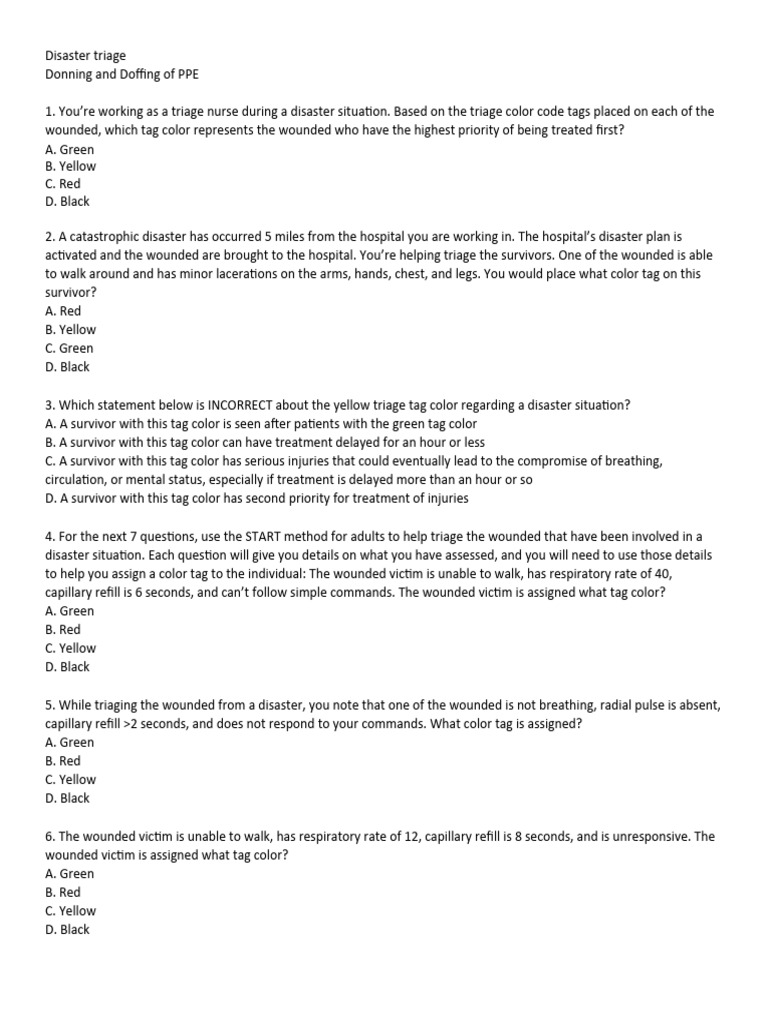 Prelims Disaster (65 Items) | PDF