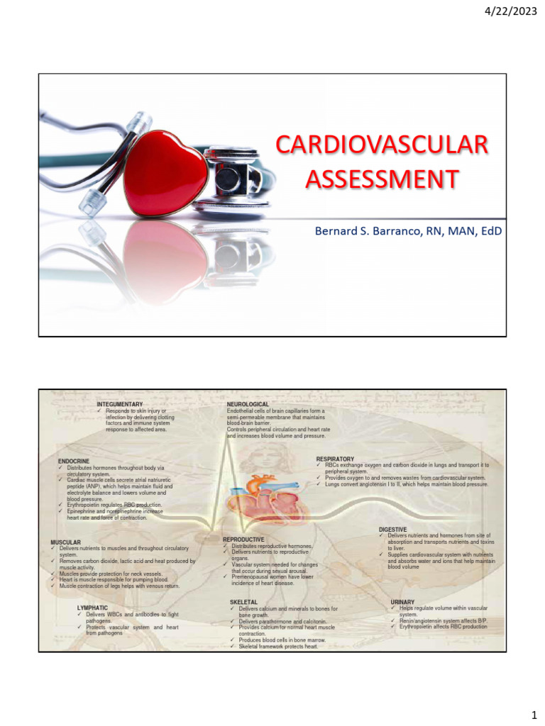 2 - Heart Assessment | PDF | Diastole | Heart Valve