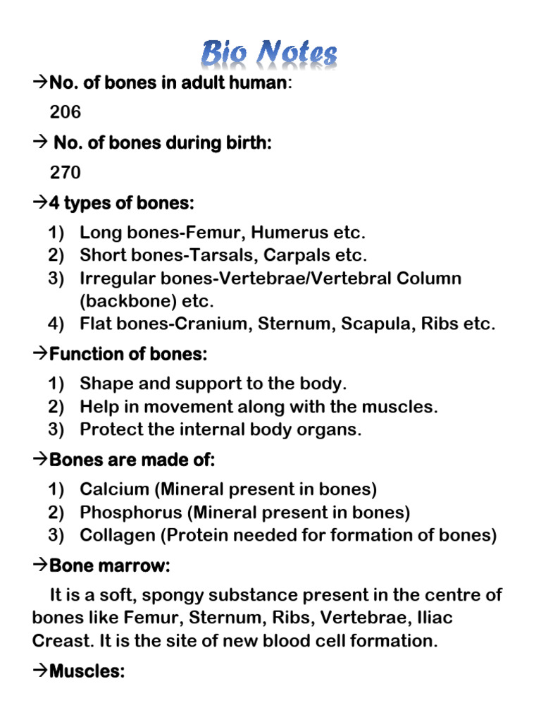 Bio Notes | PDF