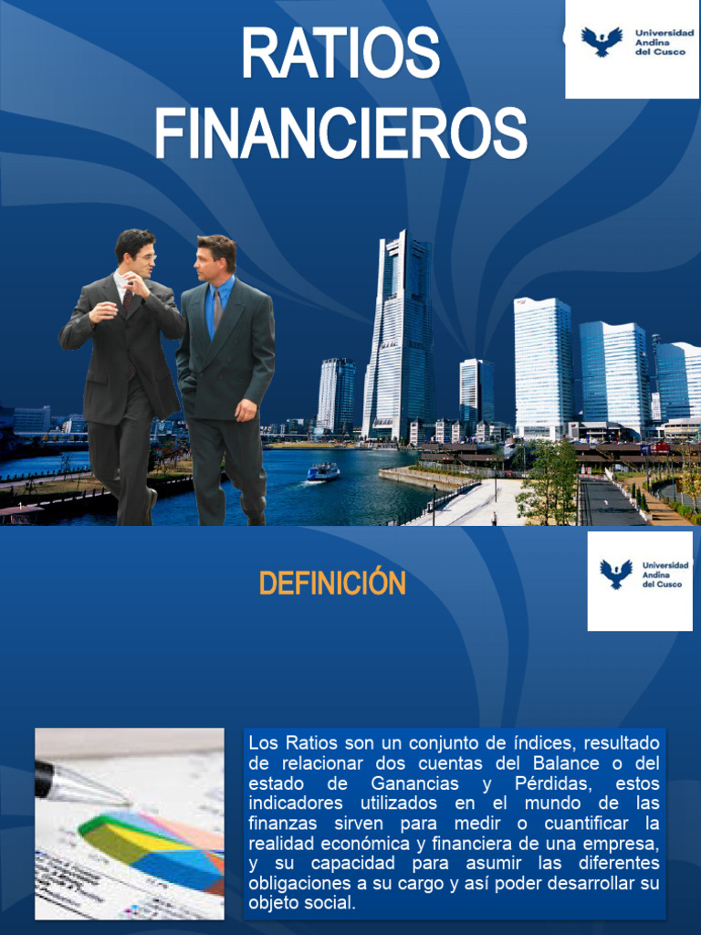 Ratios Financieros: Definición y Análisis | PDF | Capital de trabajo ...