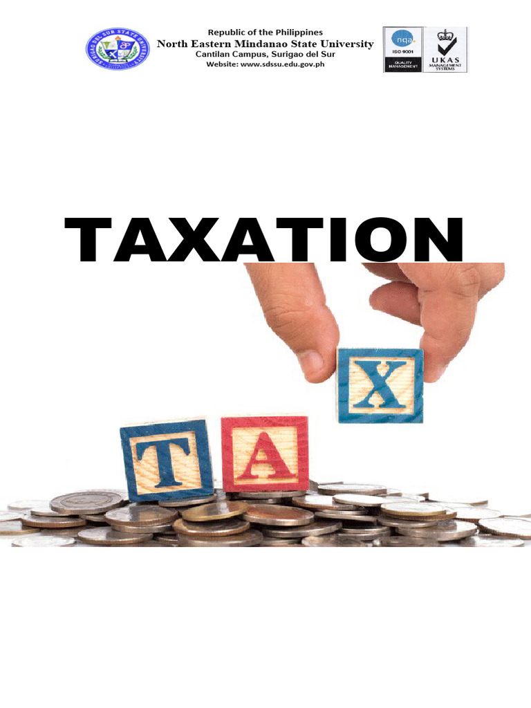 MODULE 1 - TAX Lesson 1 | PDF