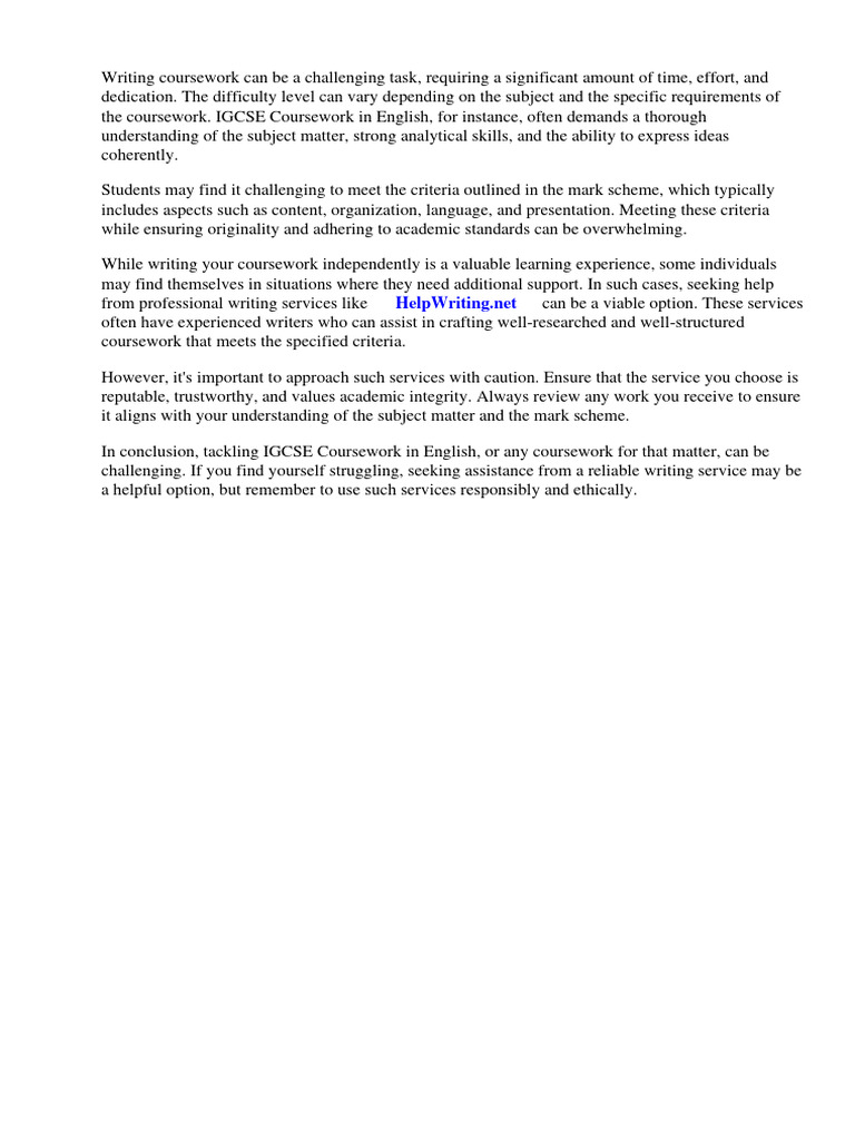 Igcse Coursework English Mark Scheme | PDF | Learning | Human Communication Igcse Coursework English Mark Scheme | PDF | Learning | Human Communication