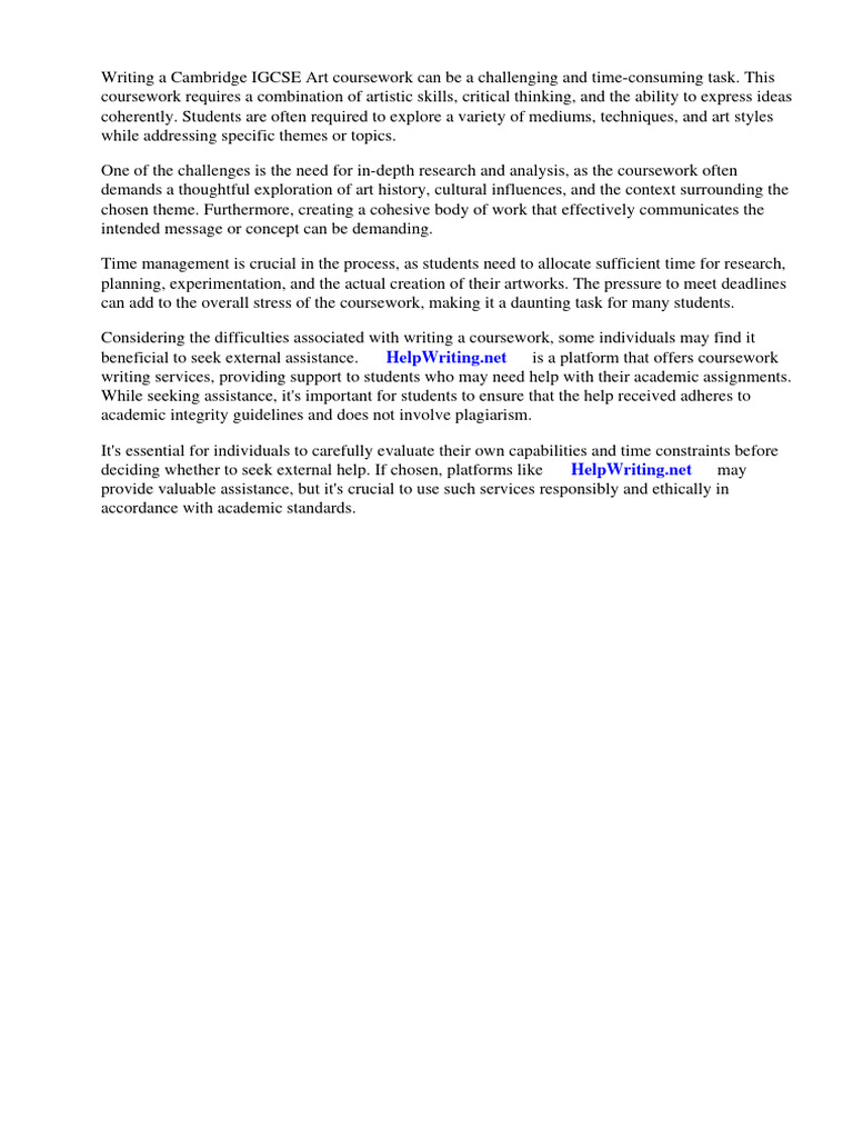 Cambridge Igcse Art Coursework Pdf Drawing Design
