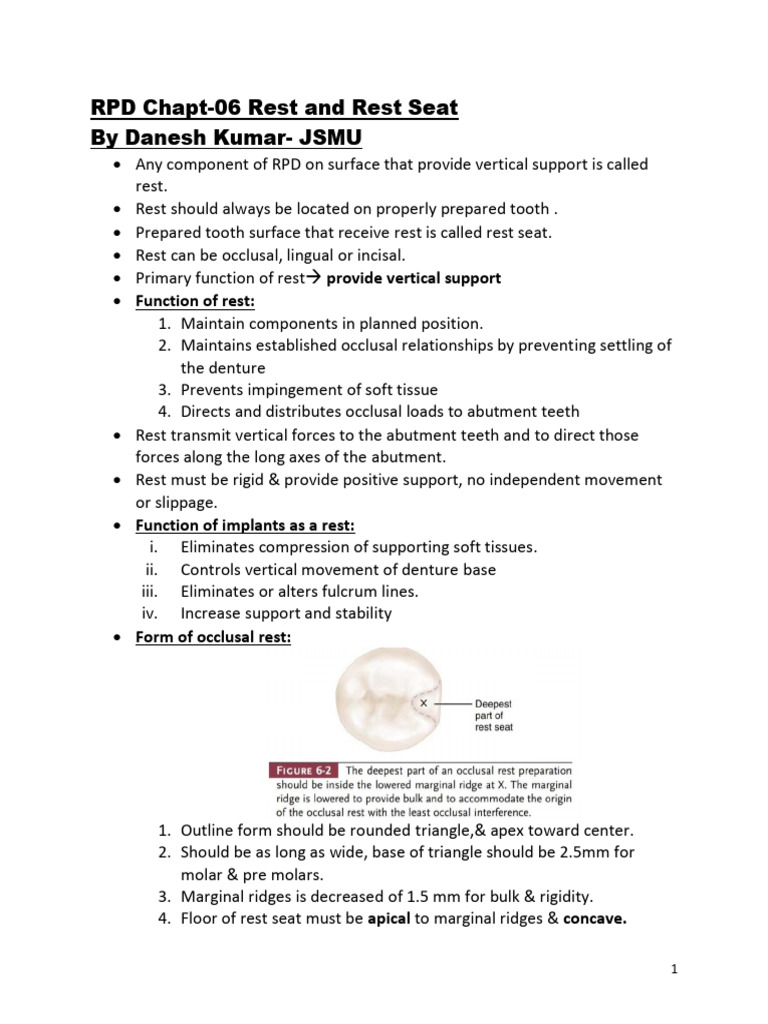 RPD - Chapt 06 by Danesh | Download Free PDF | Tooth | Dental Anatomy