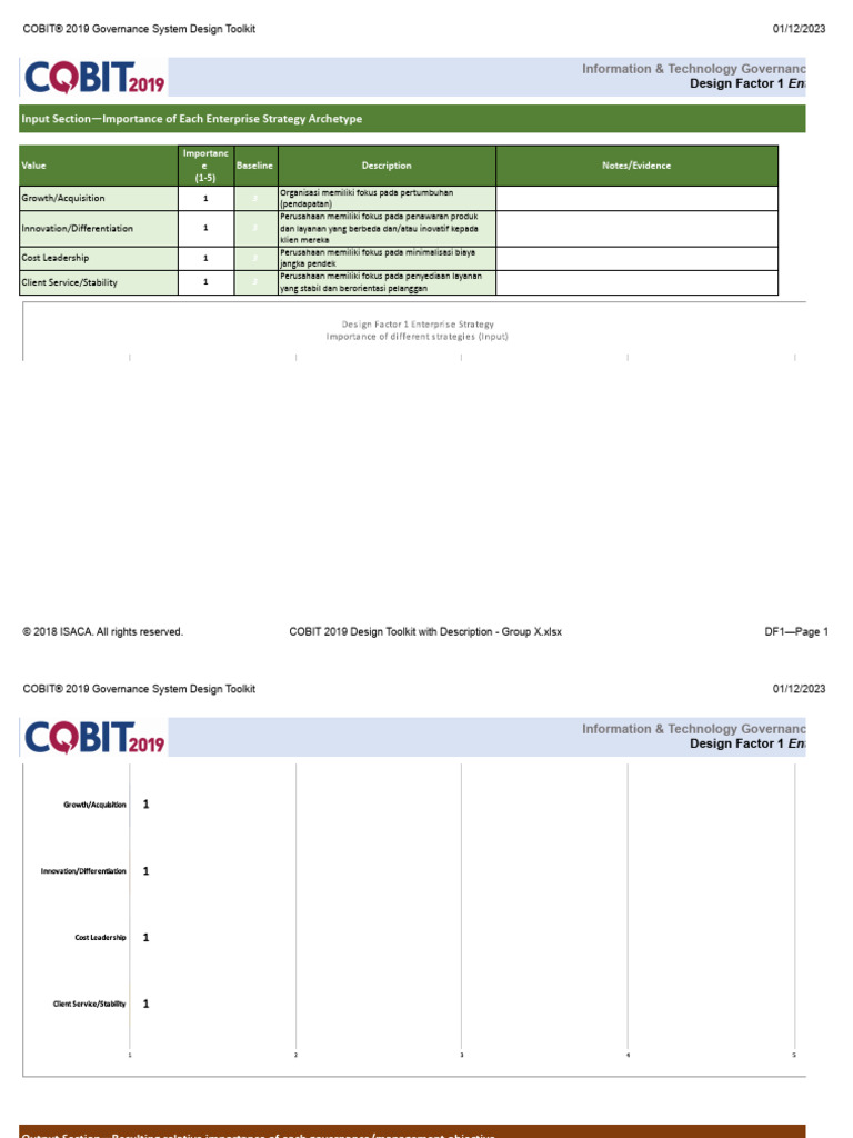 COBIT 2019 Design Toolkit With Description - Group X.XLSX - DF1 | PDF ... COBIT 2019 Design Toolkit With Description - Group X.XLSX - DF1 | PDF ...