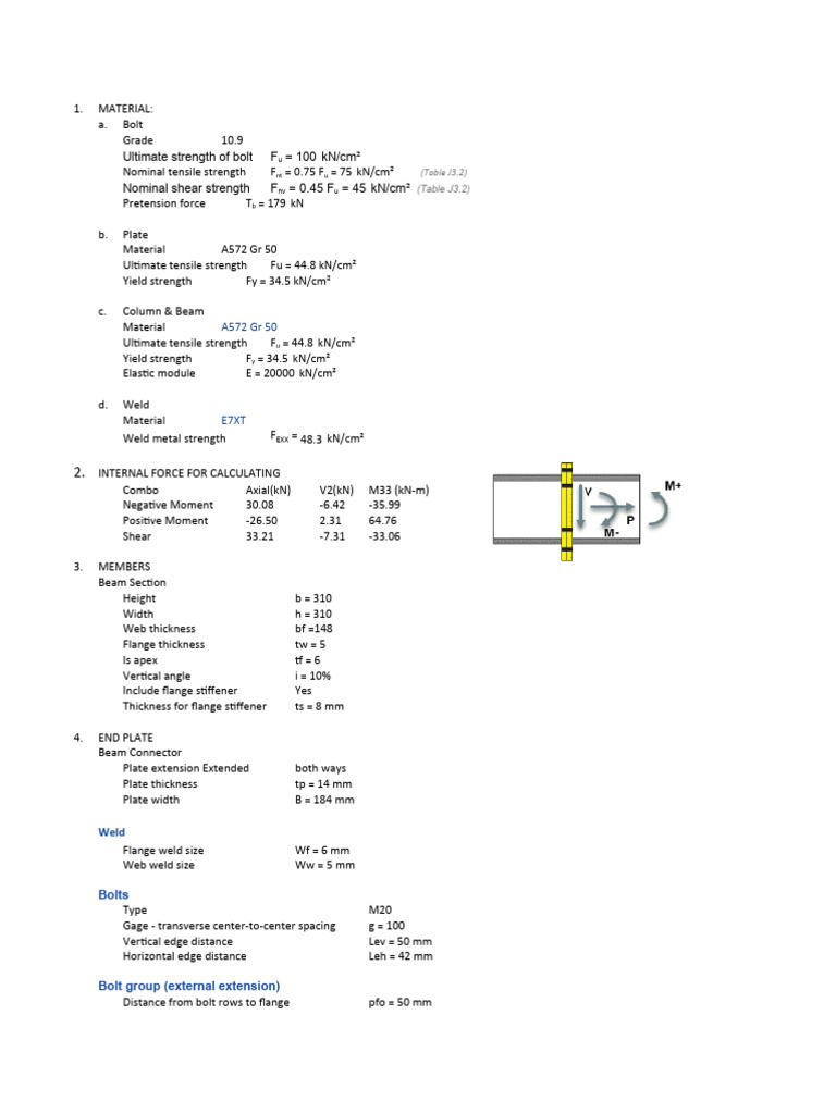 Moment Connection | PDF