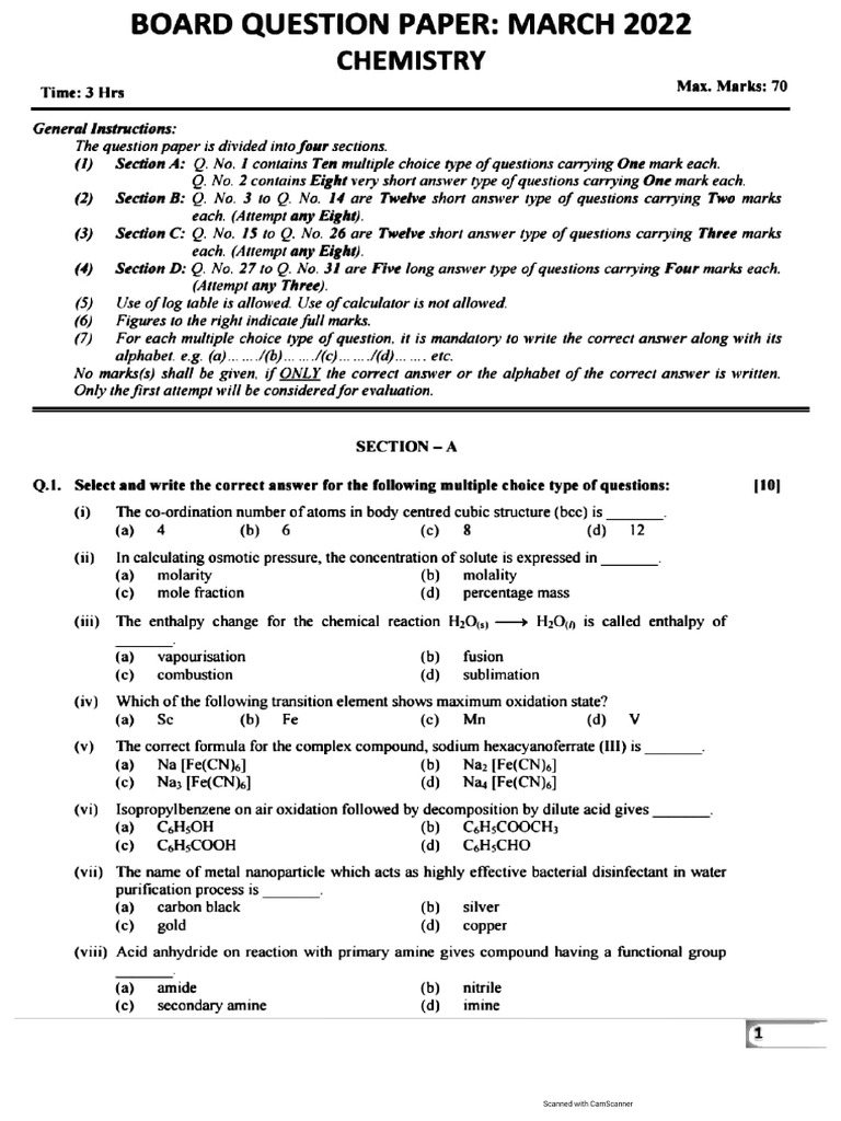Chem 22 | PDF