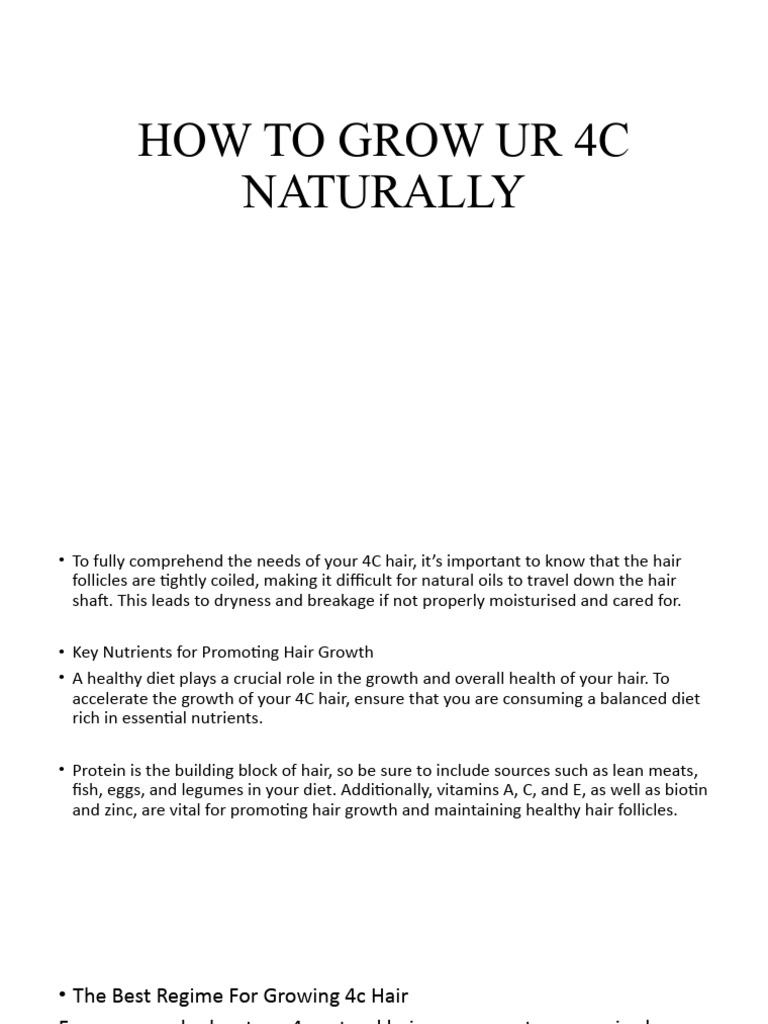 How To Grow Ur 4c Naturally | PDF