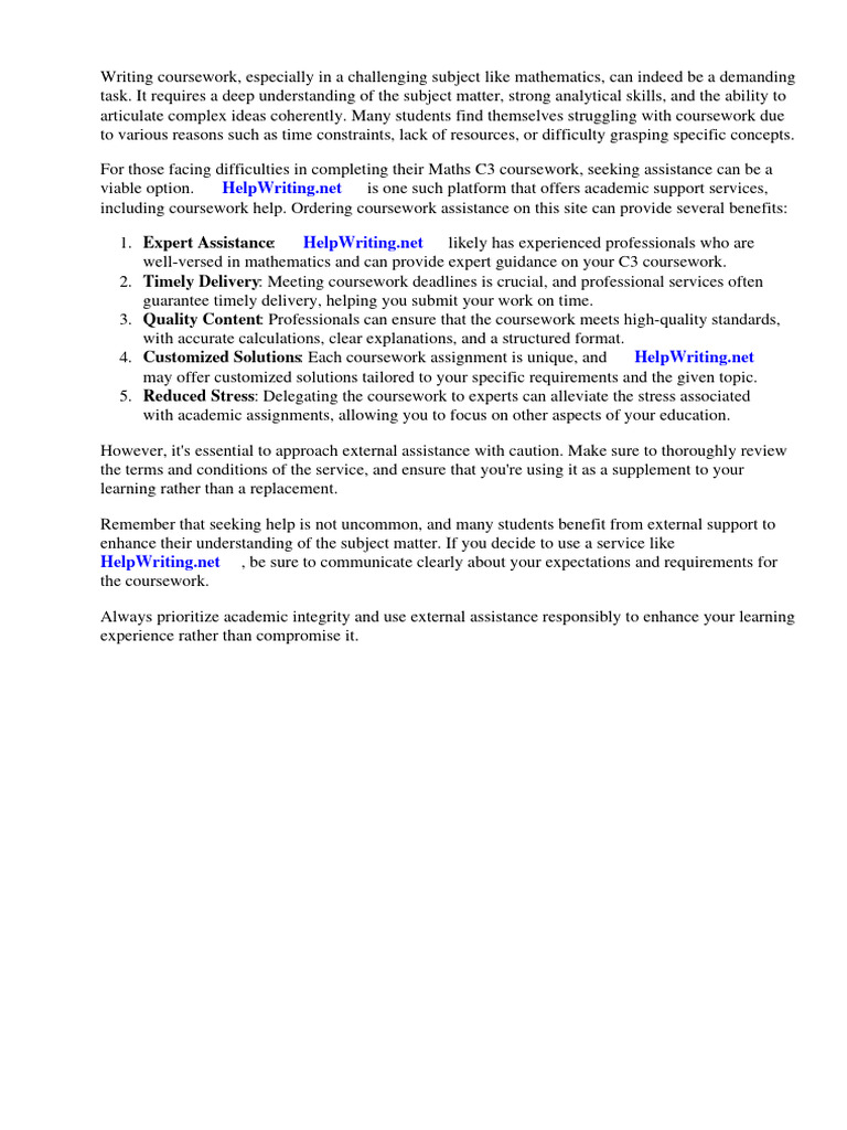 Maths c3 Coursework Example | PDF | Function (Mathematics) | Mathematics