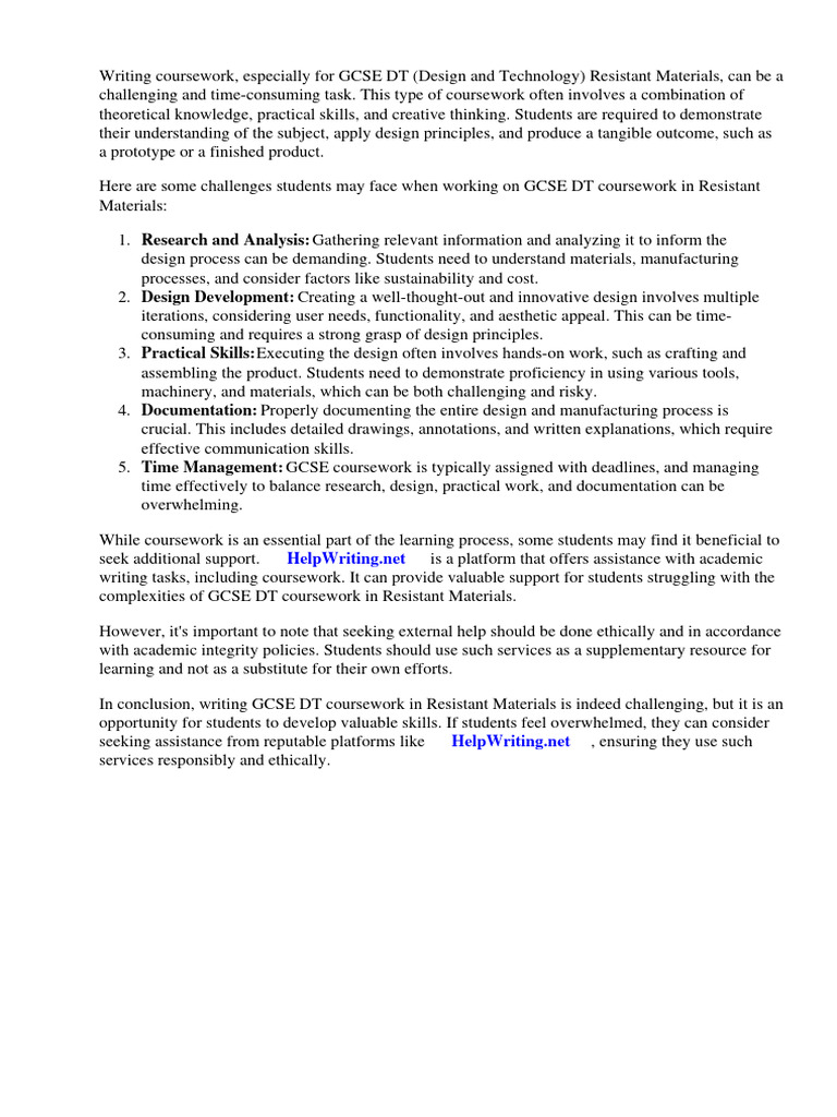 Gcse DT Coursework Resistant Materials | PDF | Axle | Drill