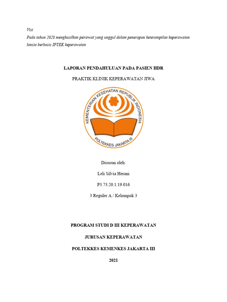 LP HDR | PDF | Pengembangan Diri