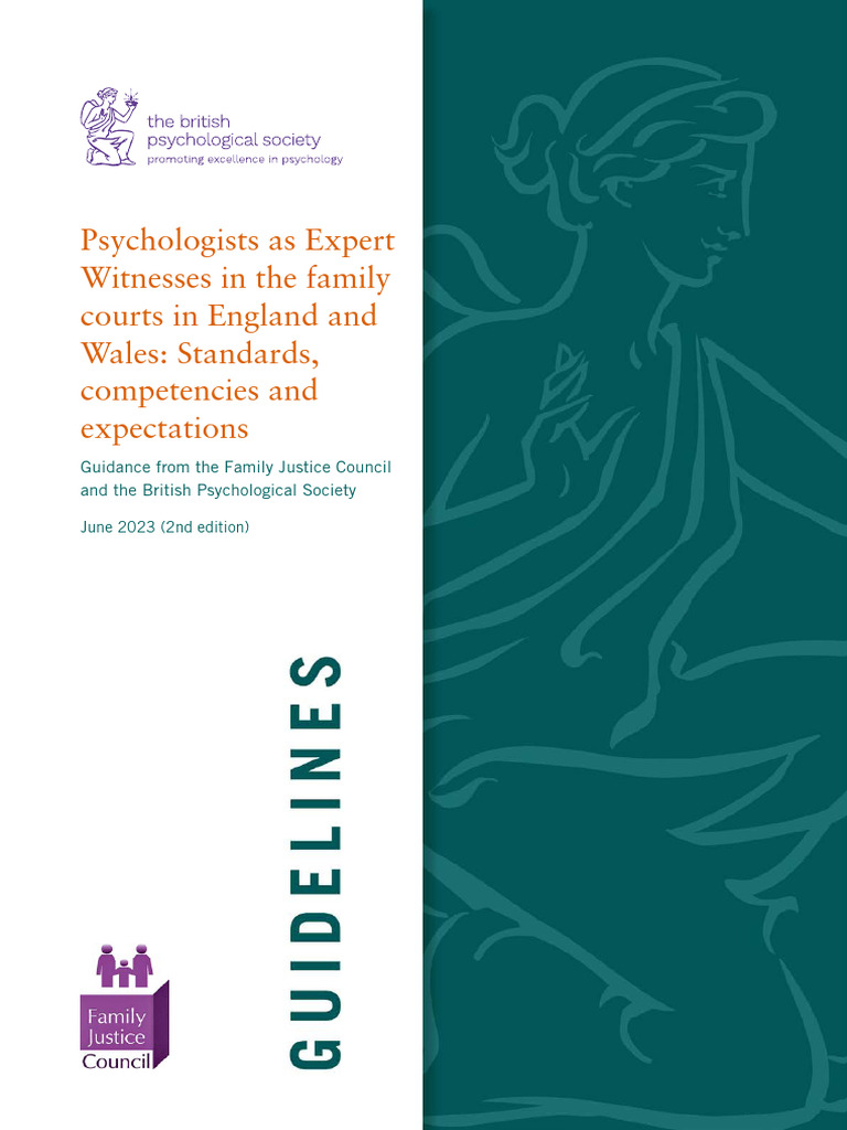 Psychologists As Expert Witness in Family Courts in England and Wales ...