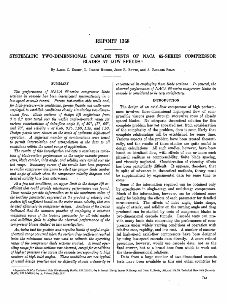 Naca Report 1368 | PDF