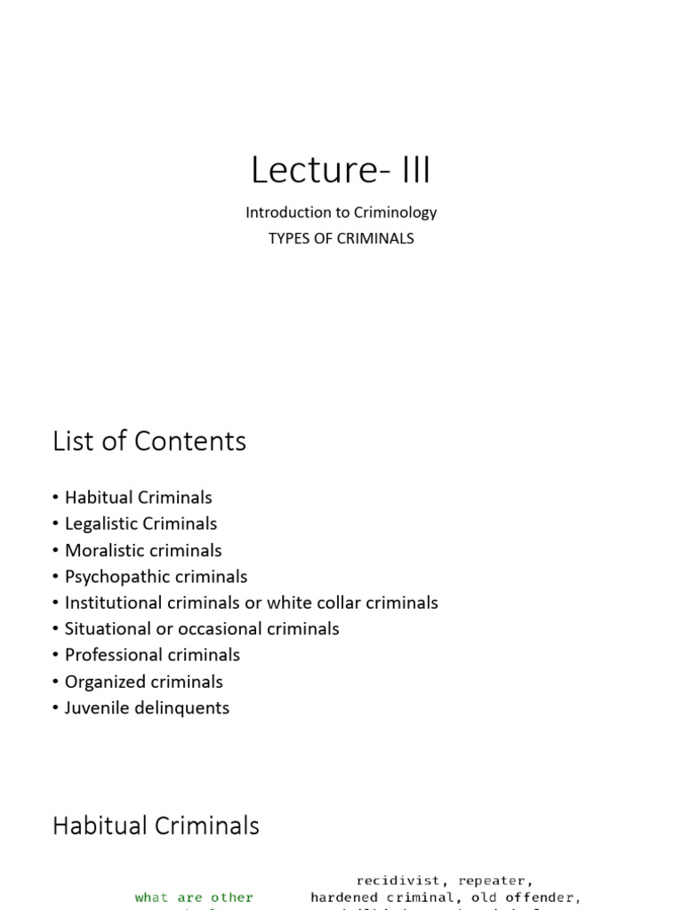Lecture - III-New ITC | PDF | Crimes | Crime & Violence