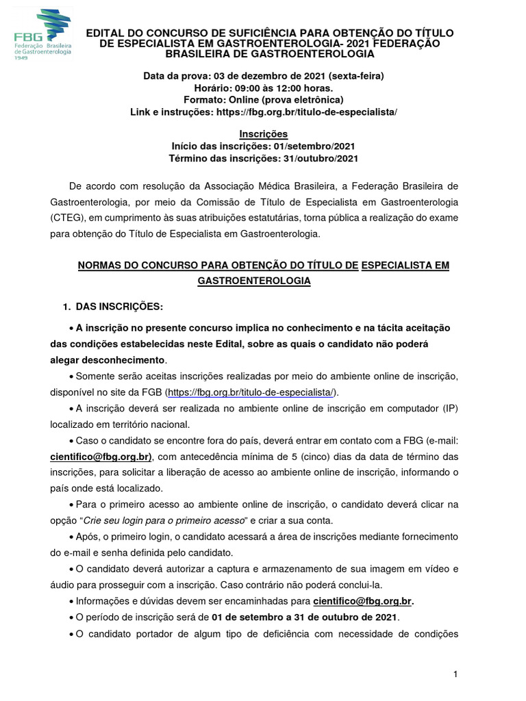 TEG Edital 2021 Final | PDF