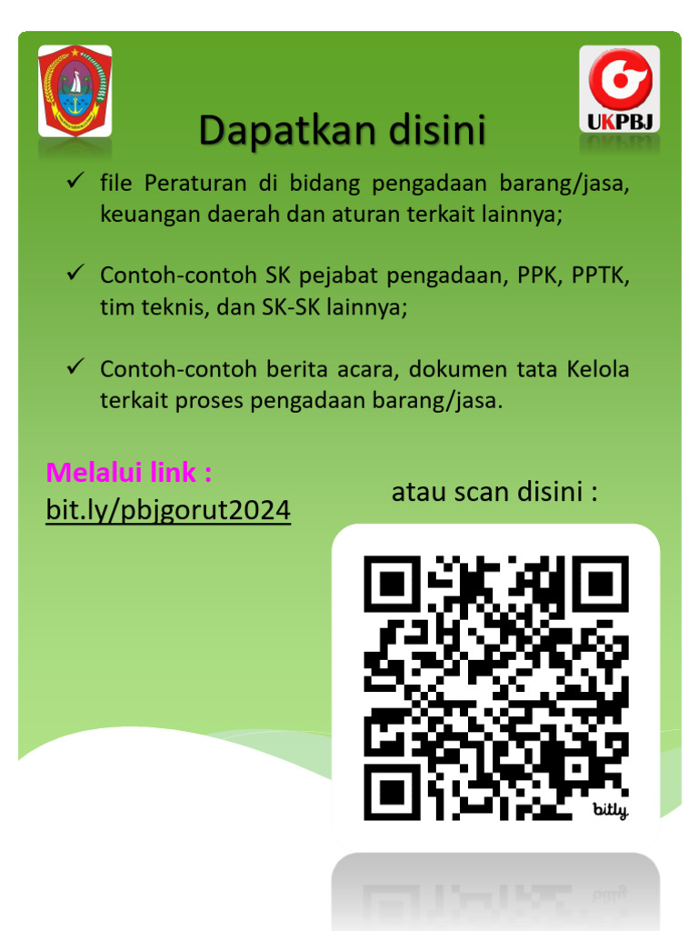 Panduan Pengadaan Barang/Jasa 2024 | PDF