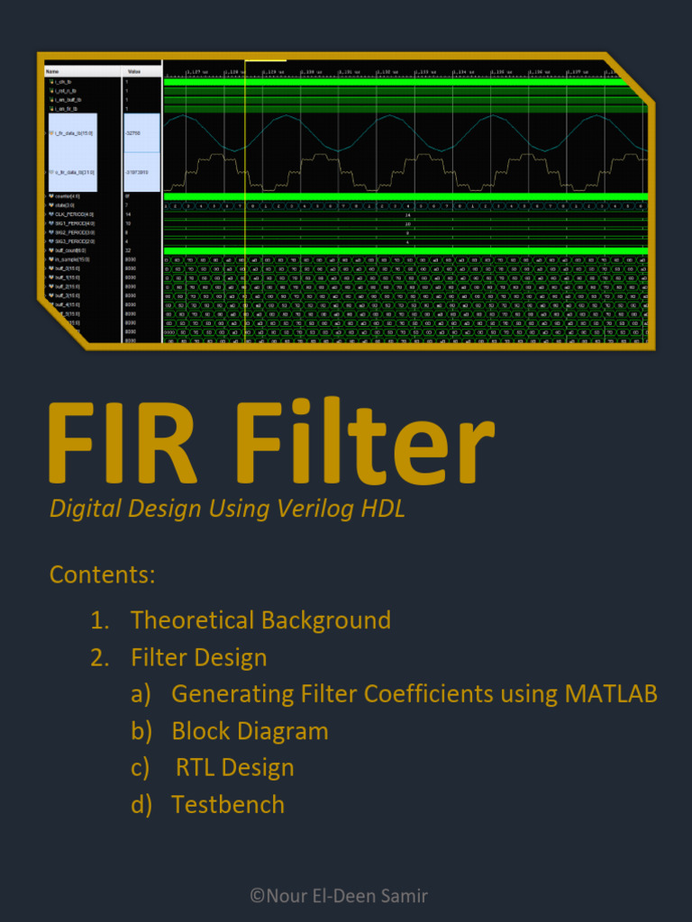 Digital Design of FIR LPF Filter | PDF | Filter (Signal Processing) | Electrical Engineering