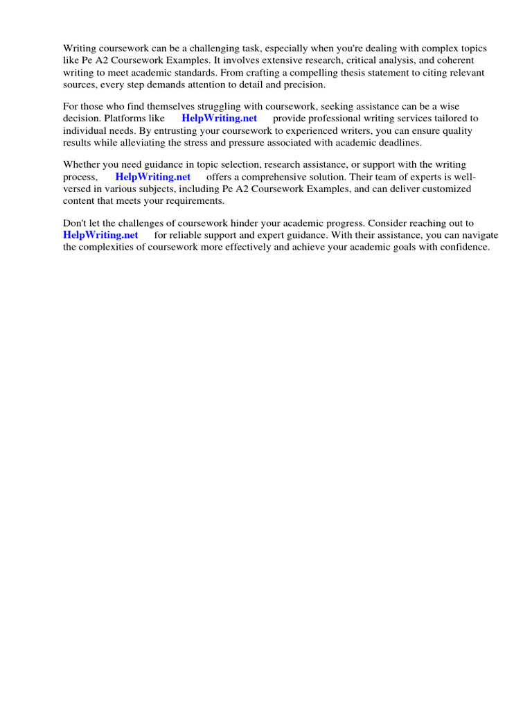 Pe A2 Coursework Examples | PDF | Physical Fitness | Heart Rate