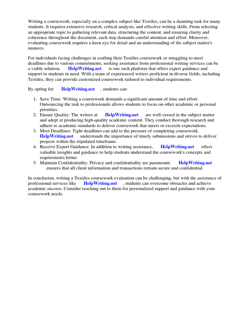 Textiles Coursework Evaluation | PDF | Clothing | Embroidery