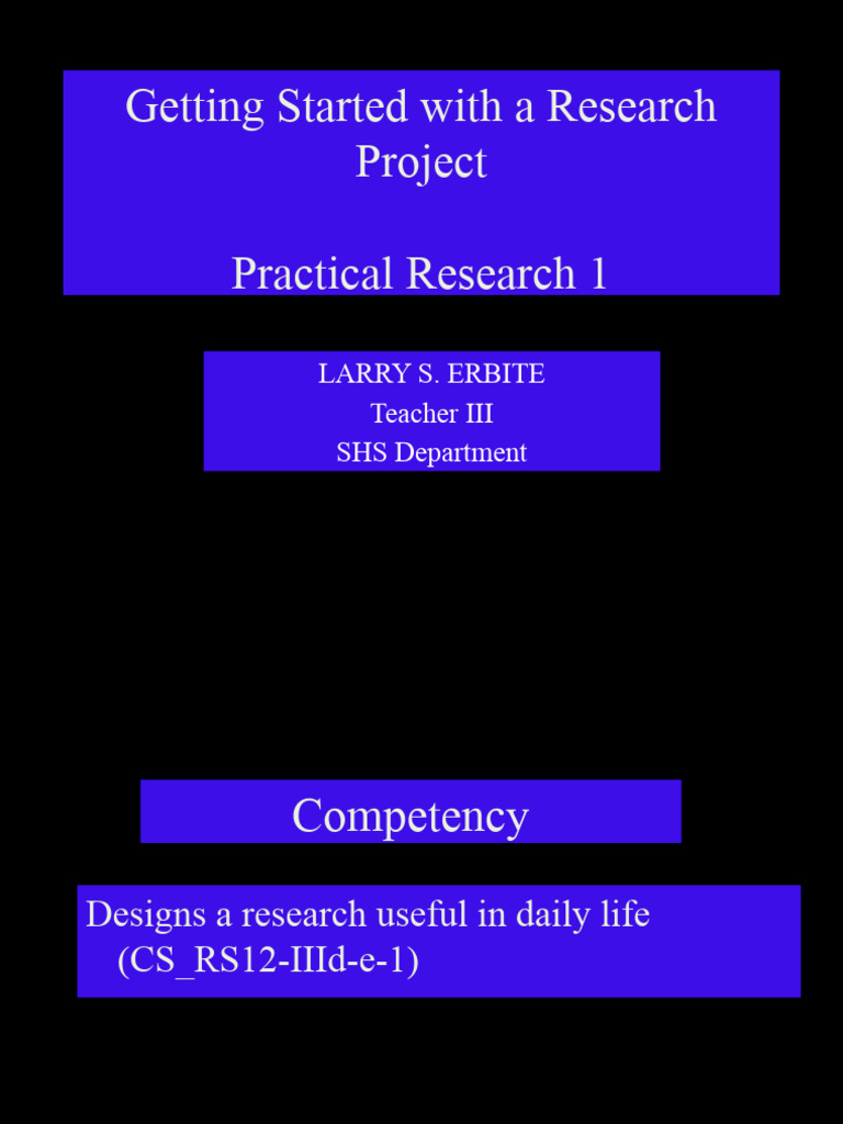 Designing Research Project | PDF | Cognition | Science