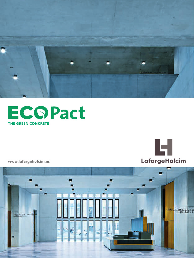 Ecopact - Hormigon-Sostenible Hydromedia ECOPact y CEM I Comparación | PDF