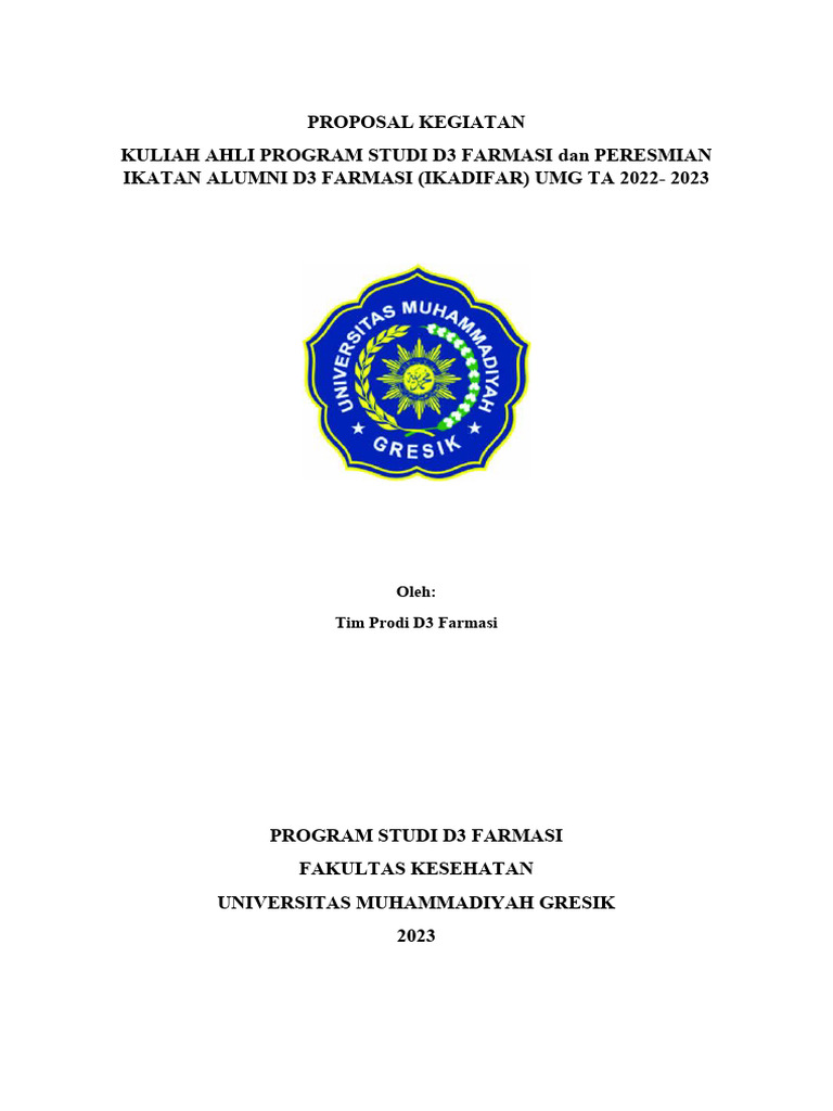 Proposal Kuliah Ahli - 2023 - Aln Contoh | PDF