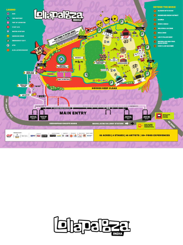 Lolla24 Map | PDF
