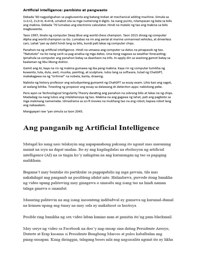 Ai Fil | PDF