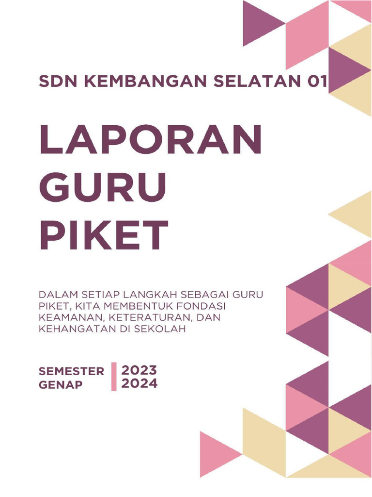 Laporan Pelaksanaan Piket | PDF